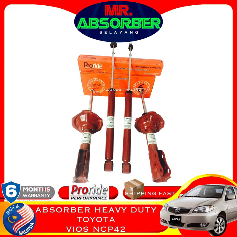 TOYOTA VIOS NCP42 ABSORBER HEAVY DUTY PRORIDE original | Shopee Malaysia