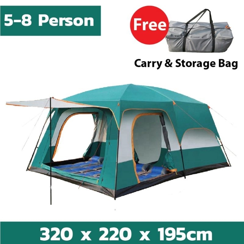 Khemah besar Big camping tent waterproof Kemah murah Large camping tent ...