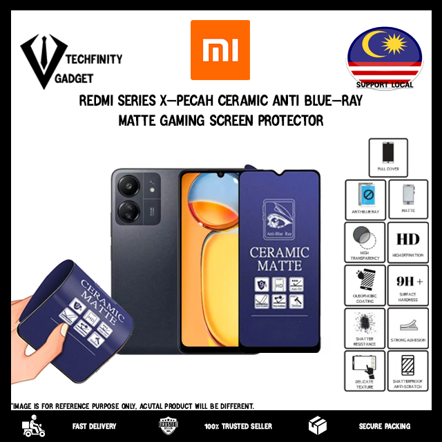 [X-Pecah] Redmi A3 A2Plus A2 A1Plus A1 13C A12C 12 Ceramic BlueRay ...