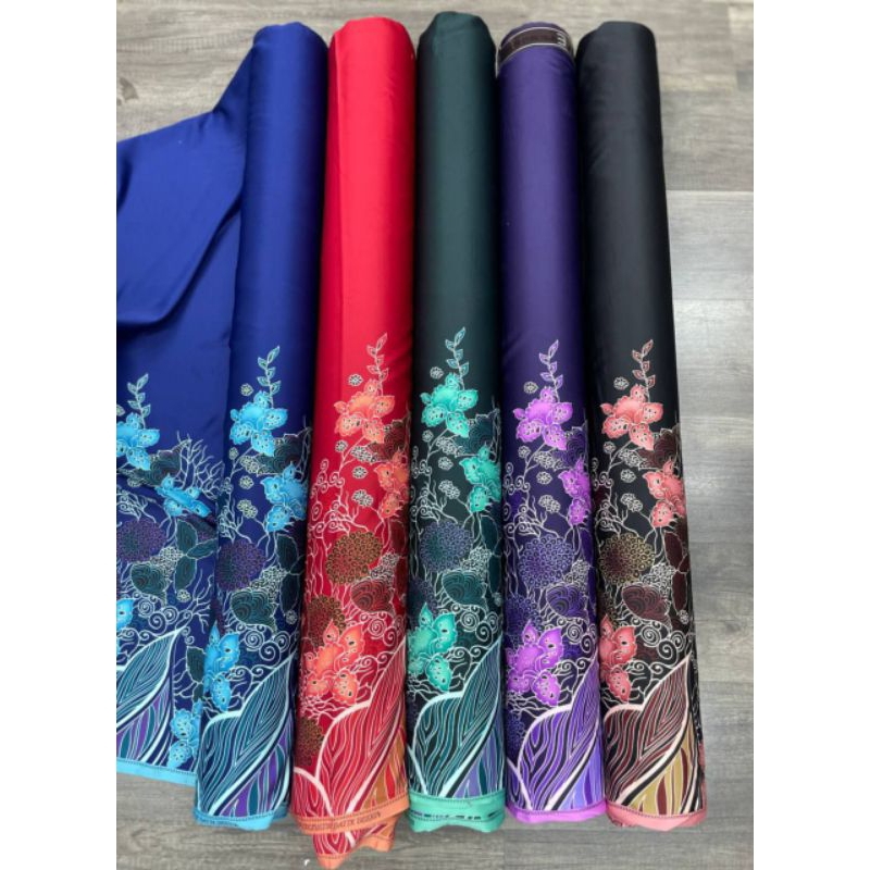 KAIN PASANG BIDANG 45 OPEN METER - SILK SATINO EXCLUSIVE BATIK | Shopee ...