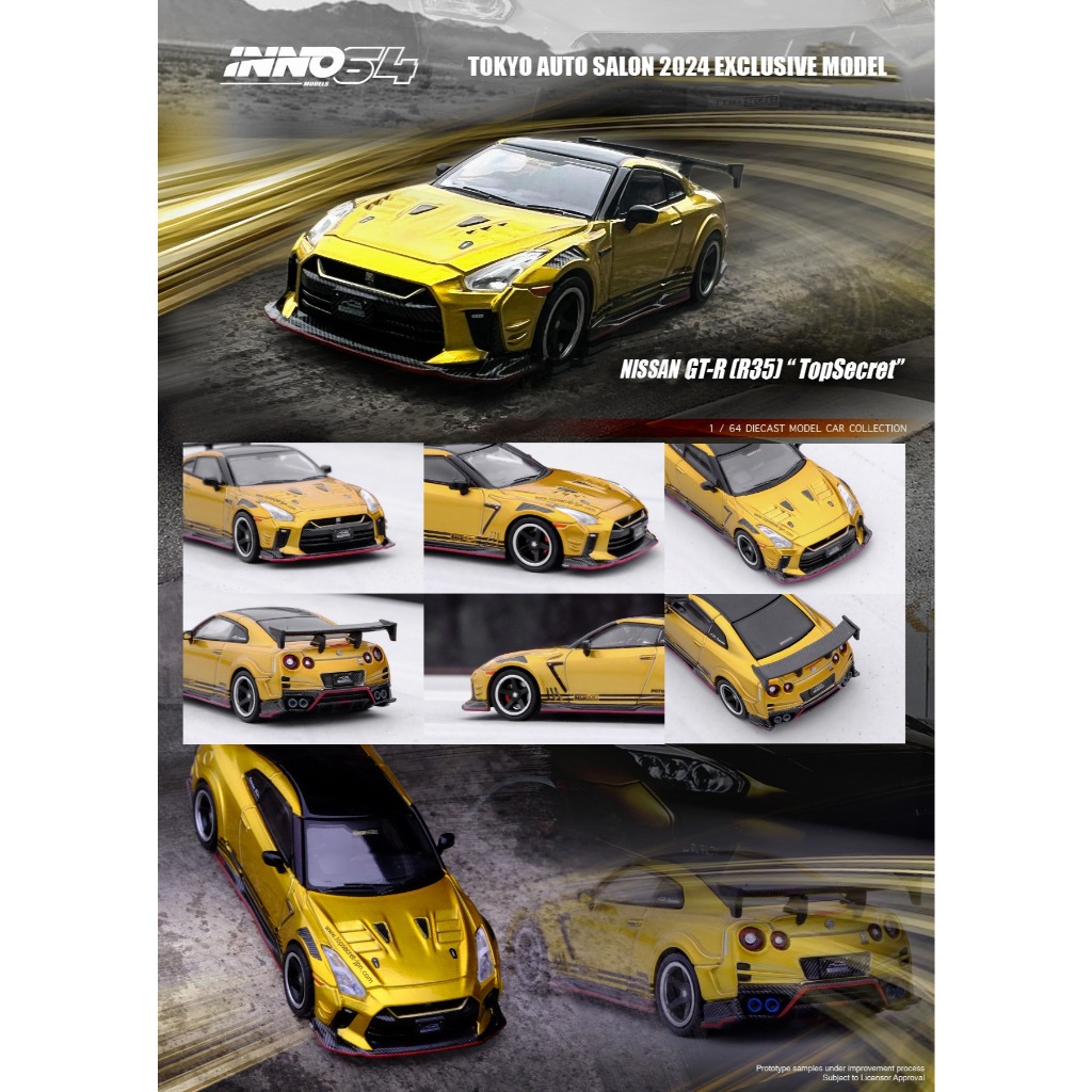 Inno64 MDX 2024 Exclusive Nissan GTR R34 R35 Top Secret Mazda RX7 LBWK ...