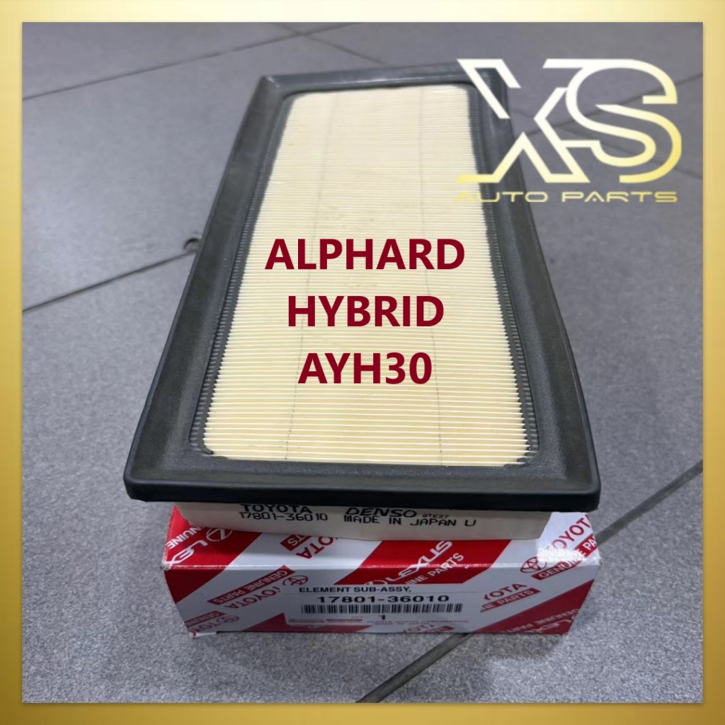 TOYOTA AIR FILTER 17801-36010 TOYOTA ALPHARD HYBIRD AYH30 | Shopee Malaysia