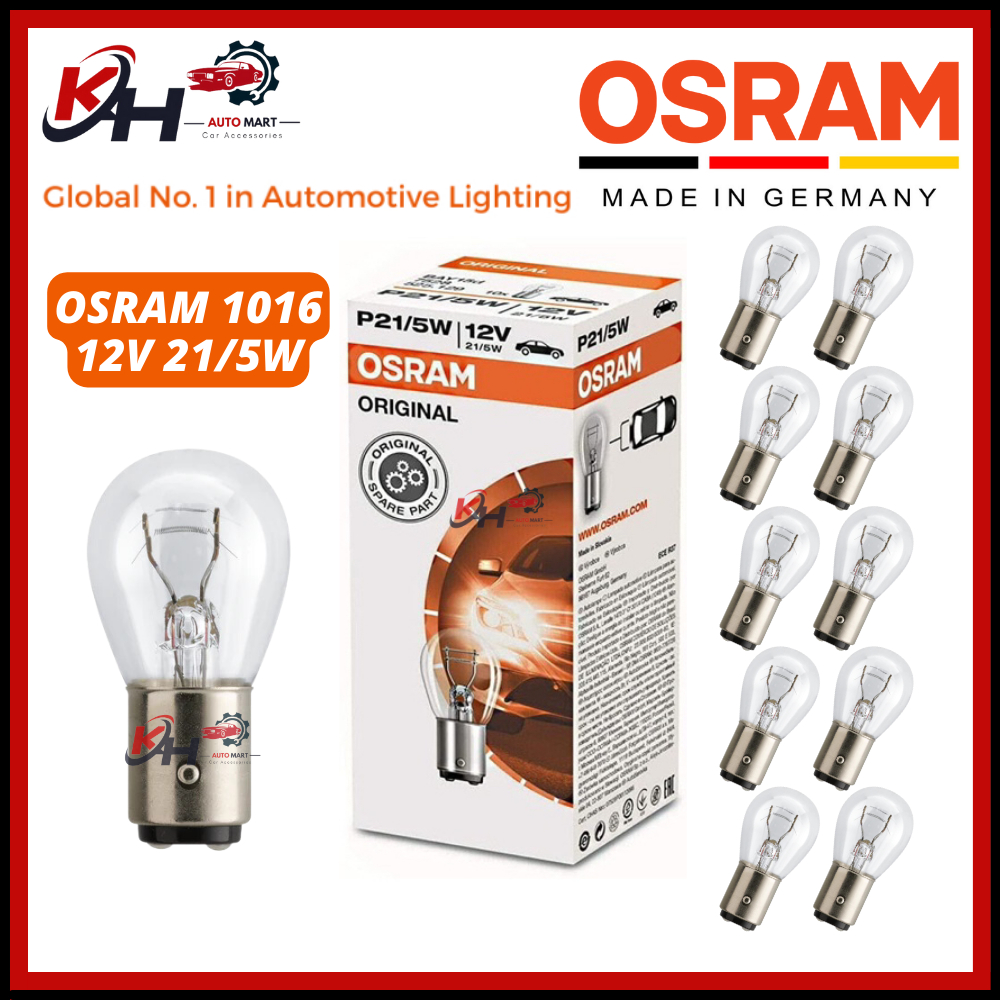 100% Original 💎 Osram 💎 12V 1016 P21/5W BA15S 1157 HALOGEN BULB Car ...