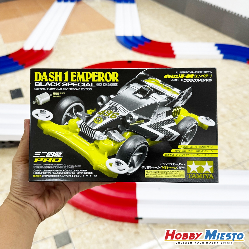 Tamiya 95296 Dash 1 Emperor Black Special (MS Chassis) (Mini 4WD ...