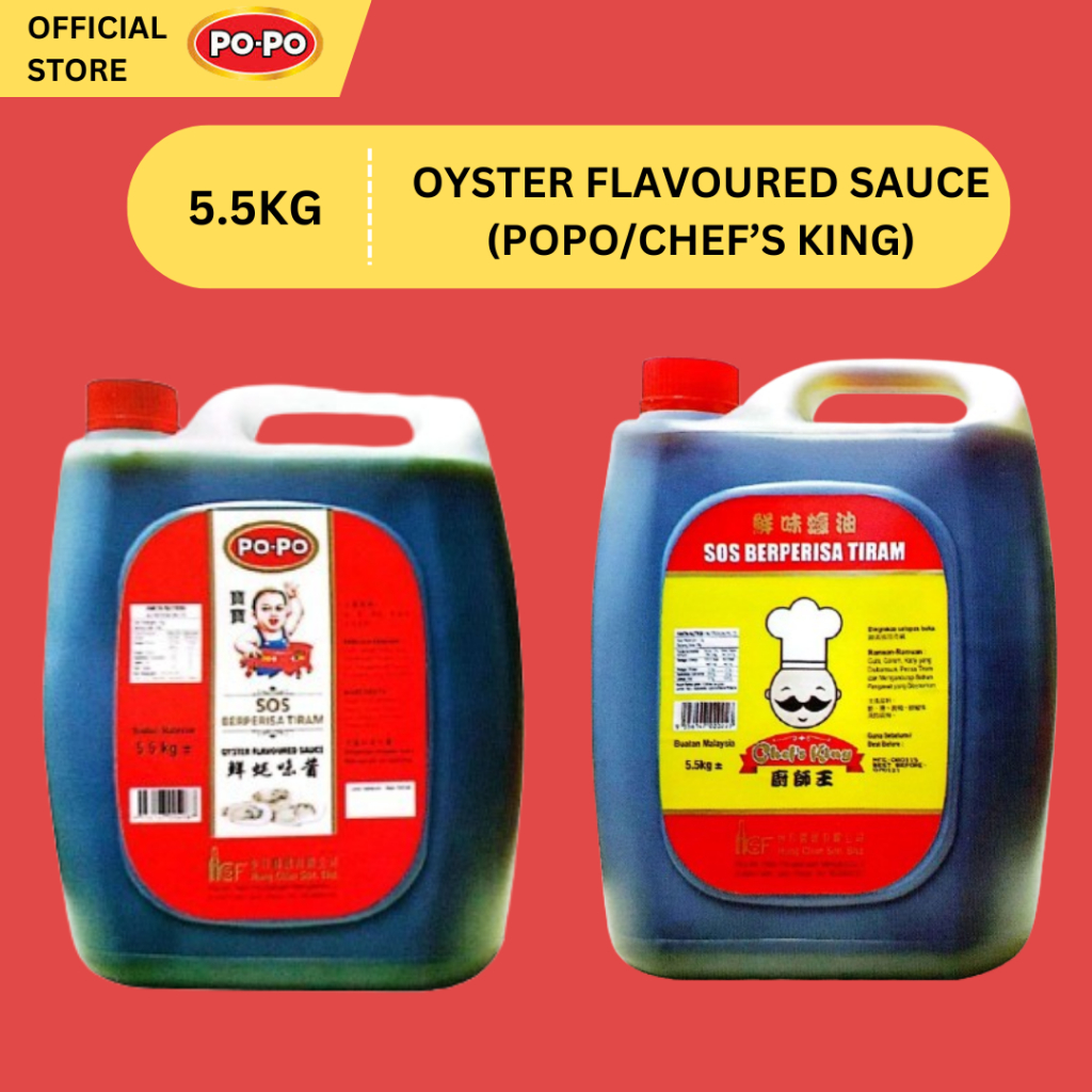 5.5KG OYSTER FLAVOURED SAUCE (POPO/ CHEF'S KING) EXP: YEAR 2026 (SHELF ...
