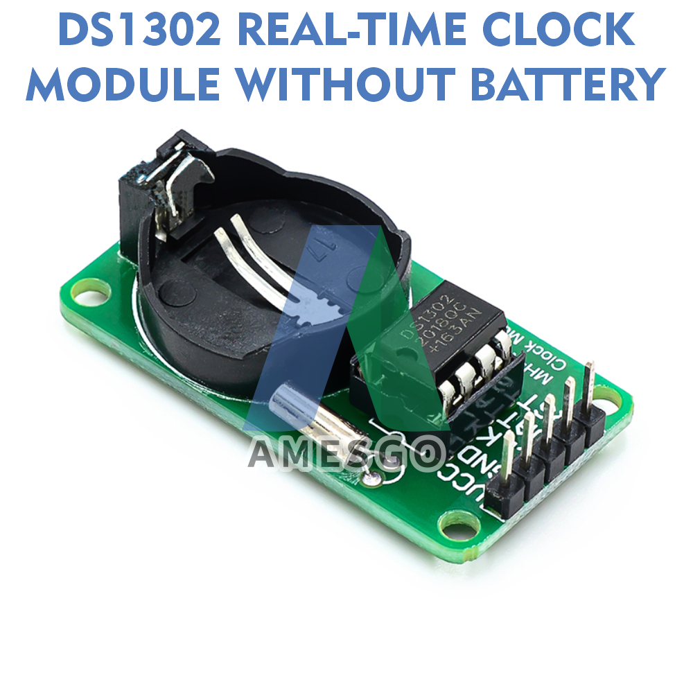 Amesgo DS1302 Real-Time Clock Module CR2032 Without Battery | Shopee Malaysia