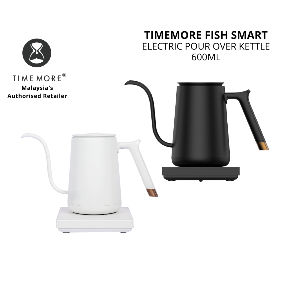TIMEMORE Fish Smart Electric Pour Over Kettle, Temperature Control ...