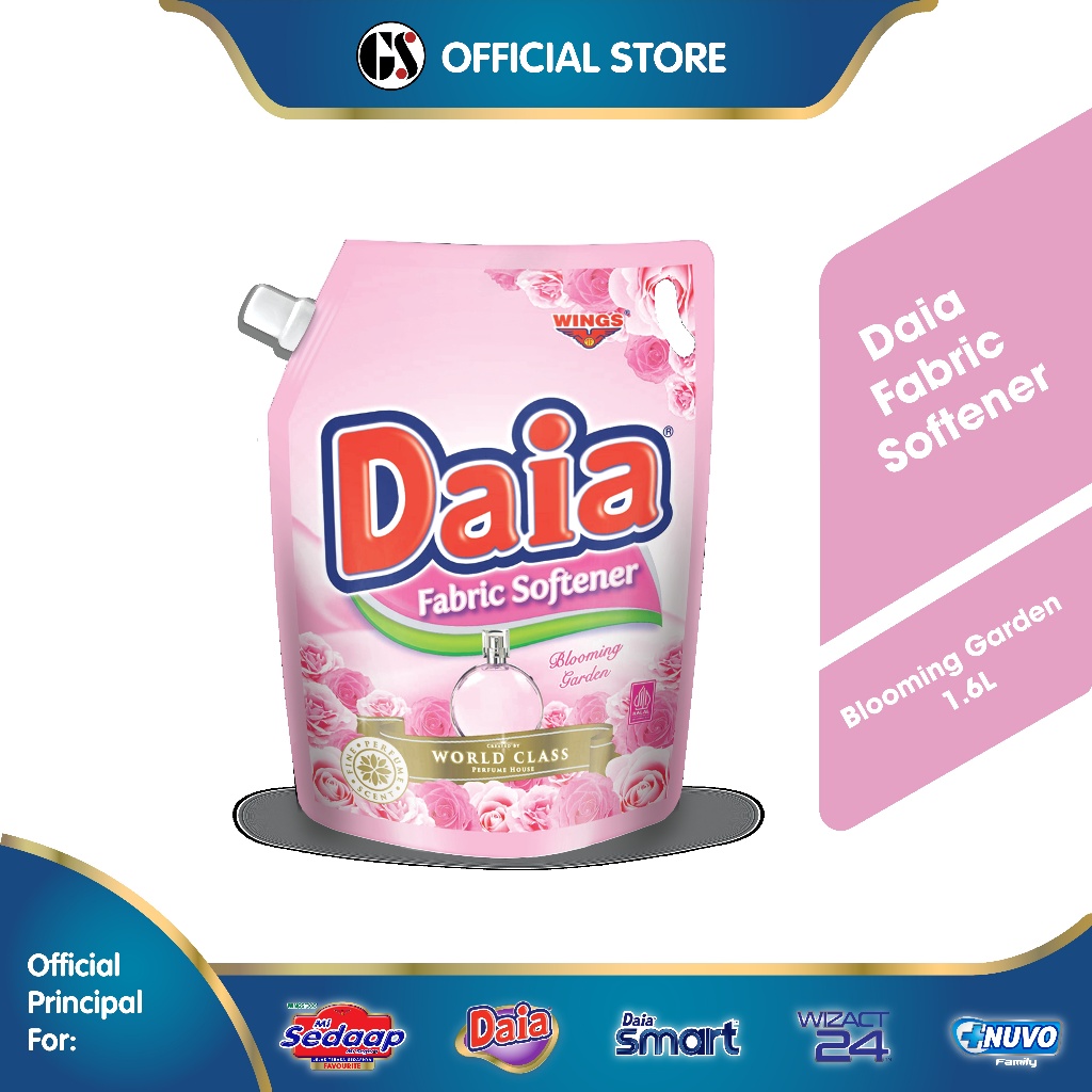 DAIA Fabric Softener Blooming Garden 1.6L | Shopee Malaysia
