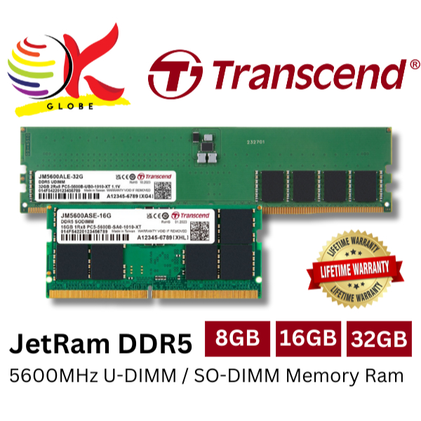 TRANSCEND JETRAM DESKTOP PC (U-DIMM) / LAPTOP NOTEBOOK (SO-DIMM ... TRANSCEND JETRAM DESKTOP PC (U-DIMM) / LAPTOP NOTEBOOK (SO-DIMM ...