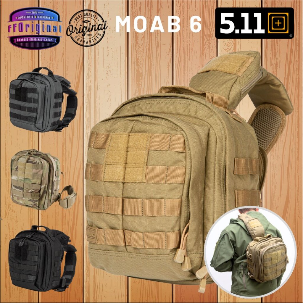 5.II Tactical Rush MOAB 6 11L Sling Pack Outdoor Pro Gear Military Army ...