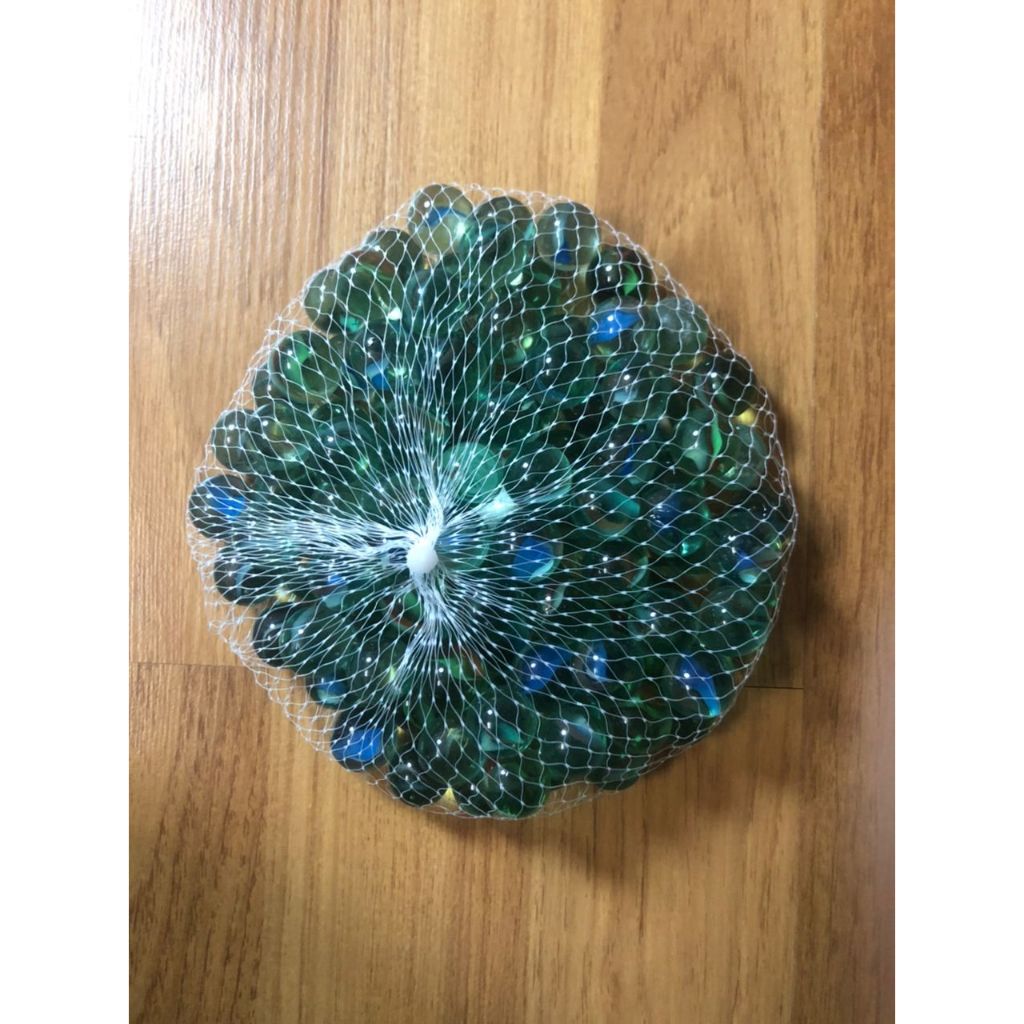 Glass marble 15mm/Guli kaca/Guli congkak/玻璃弹珠(100pcs/100biji) 530g ...