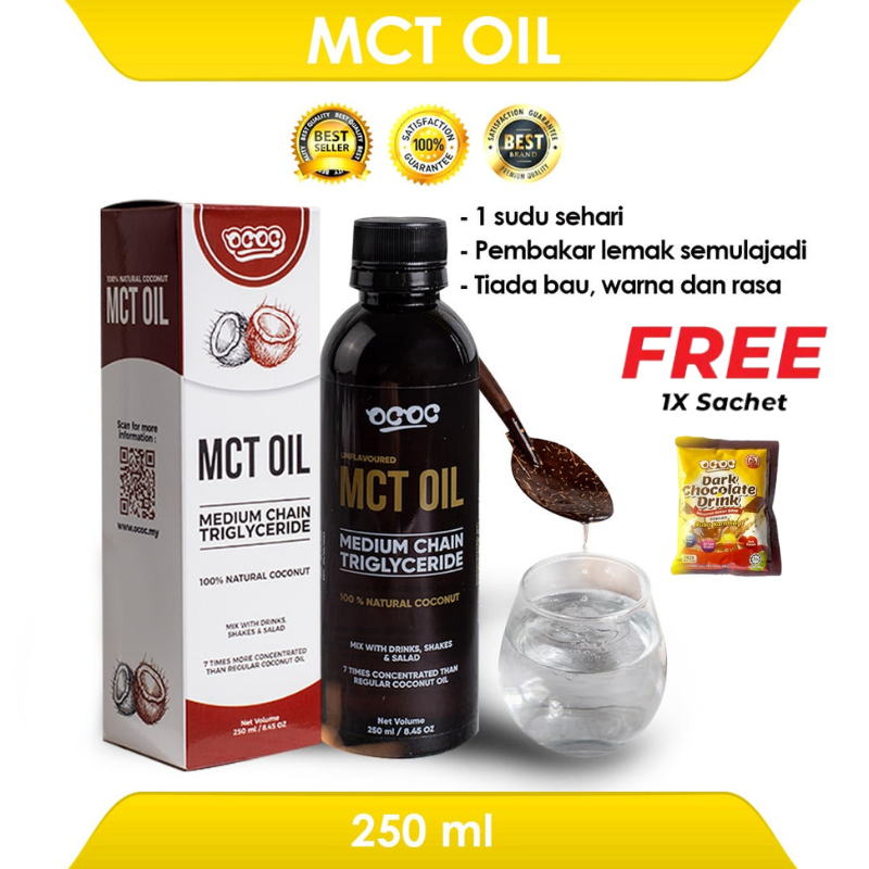 [Free 1 sachet Coco Ococ 😍 dengan Setiap Pembelian MCT Oil Ococ (250ml ...