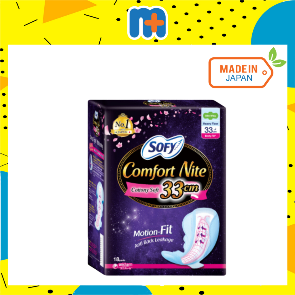 [MPLUS] SOFY BODY FIT COMFORT NITE WINGS 33CM 18S (Y18) TWINPACK ...