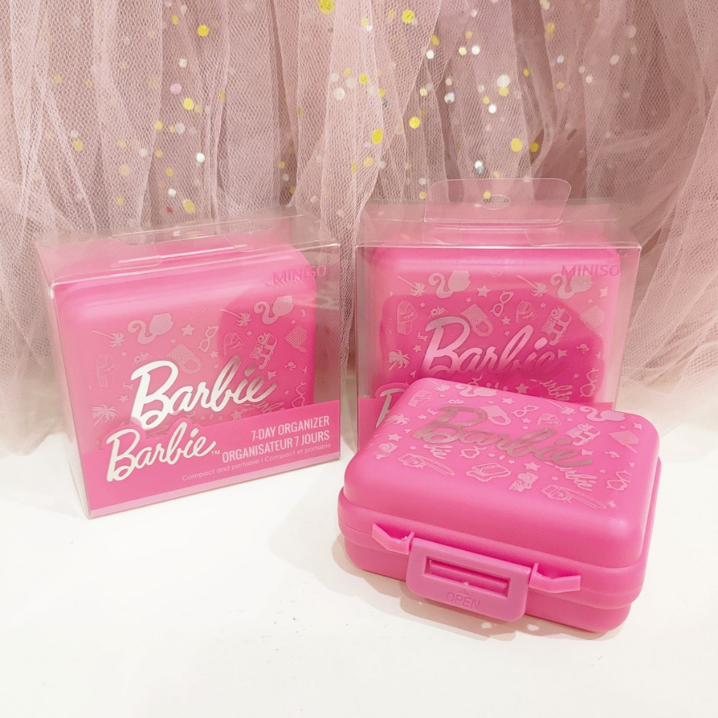MINISO X Barbie Collection 7-Day Organizer | Shopee Malaysia