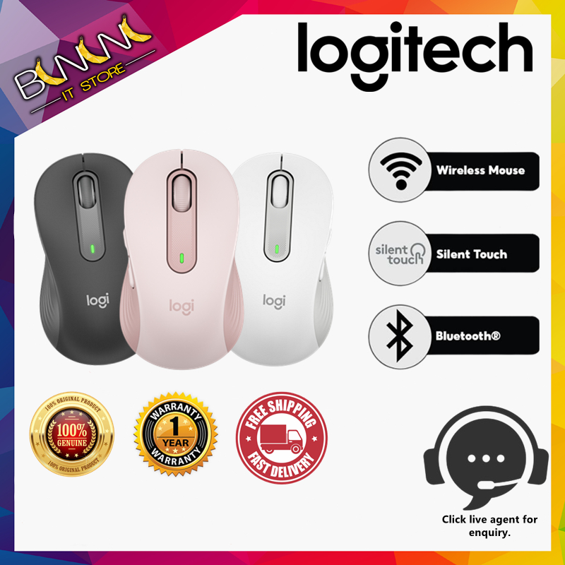 Logitech Signature M650 / M650 L Wireless Mouse | Silent Touch ...