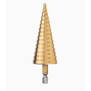 ‼️READY STOCK‼️4mm-32mm STEP DRILL / STEPS DRILL / STEEL DRILL BIT ...