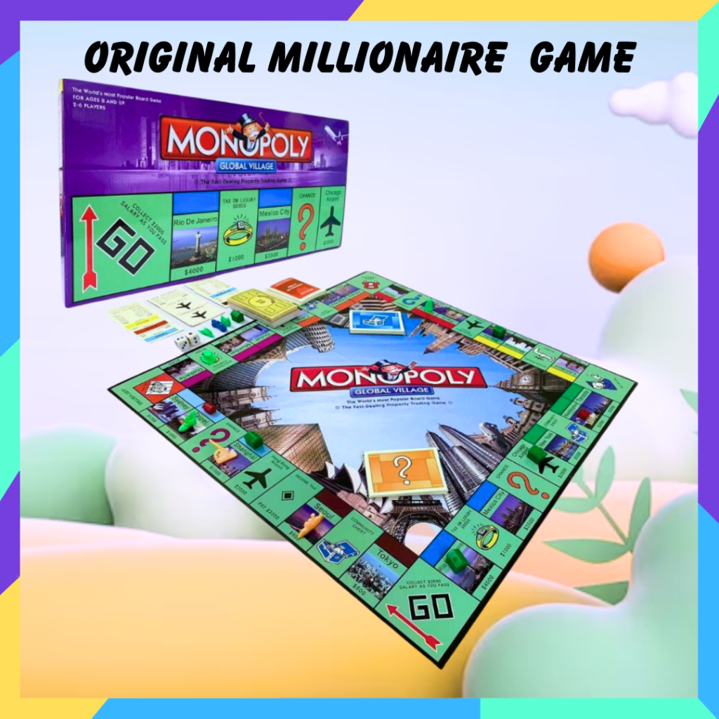 🔥Ready Stock🔥Malaysia Seller Global Village Millionare Board Game ...