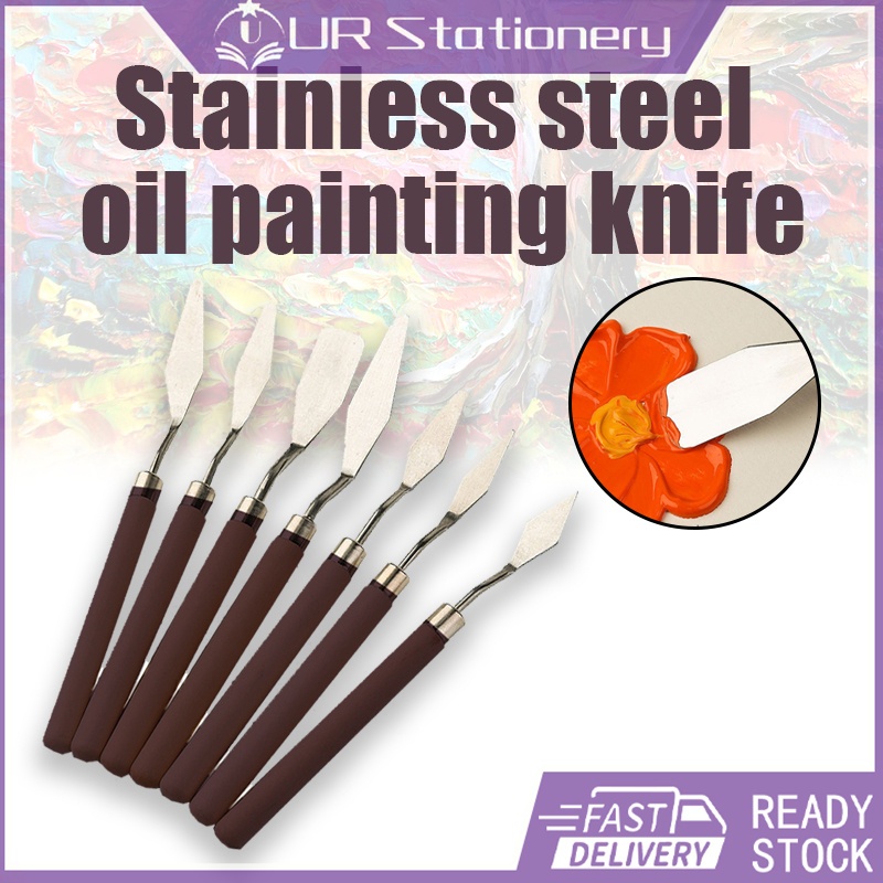 Painting Kit Stainless Steel Scraper Art Painting Knife Art Materials ...