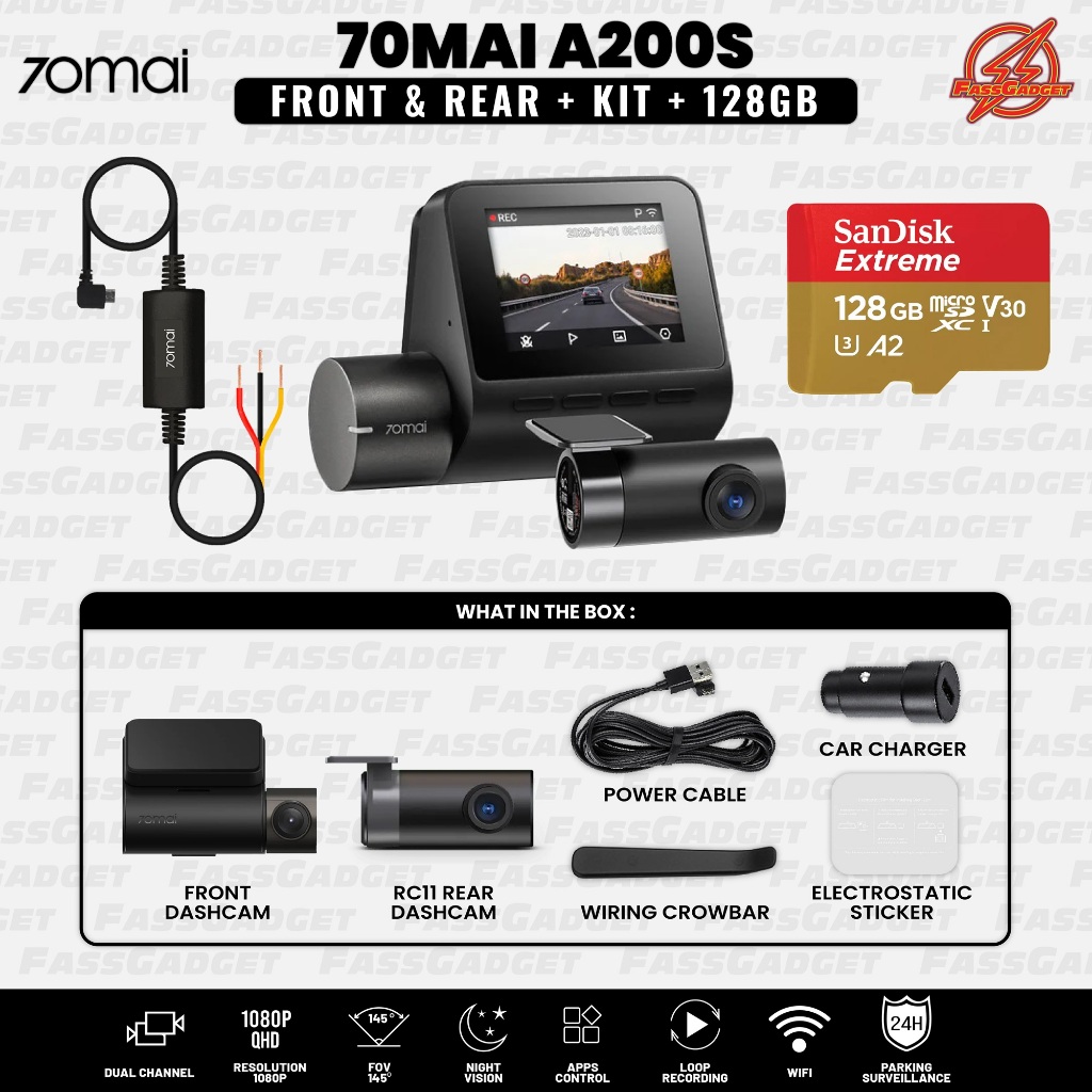 (🔥READYSTOCK🔥) 70MAI A200s DASHCAM | Shopee Malaysia