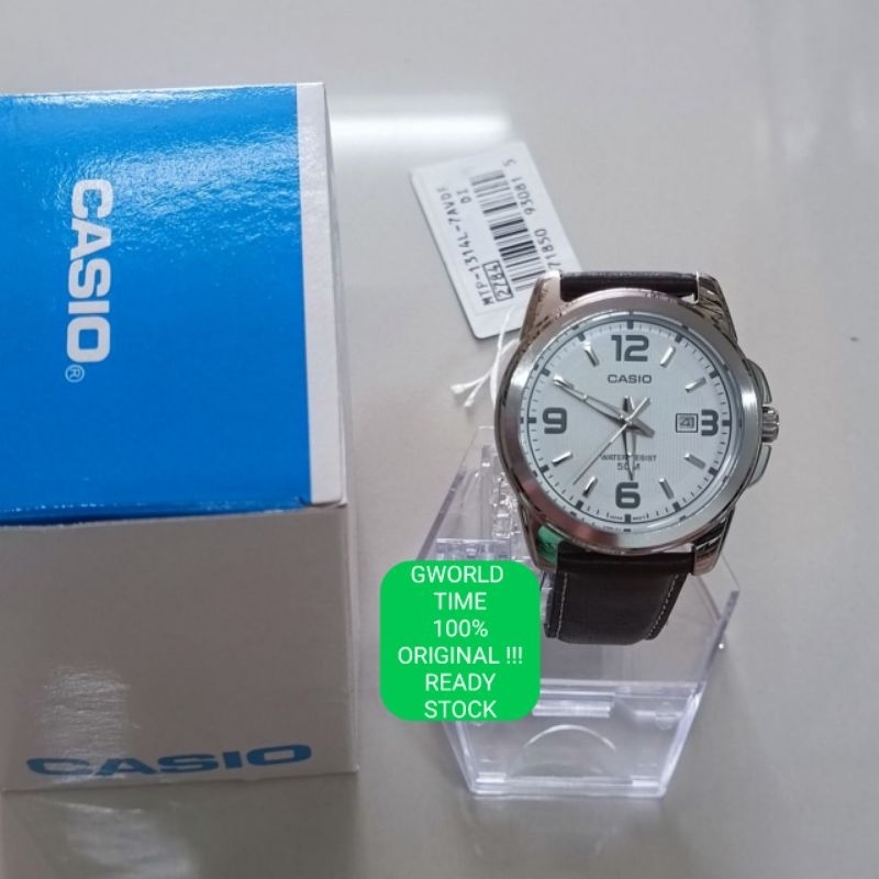 CASIO ORIGINAL MTP-1314L-7A/MTP-1314L-7AVDF/MTP-1314L/MTP1314L | Shopee Malaysia