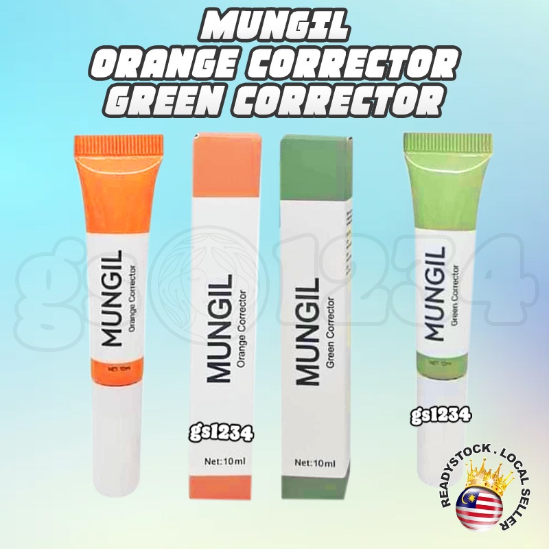 MUNGIL ORANGE CORRECTOR / MUNGIL GREEN CORRECTOR cover scar parut kesan ...