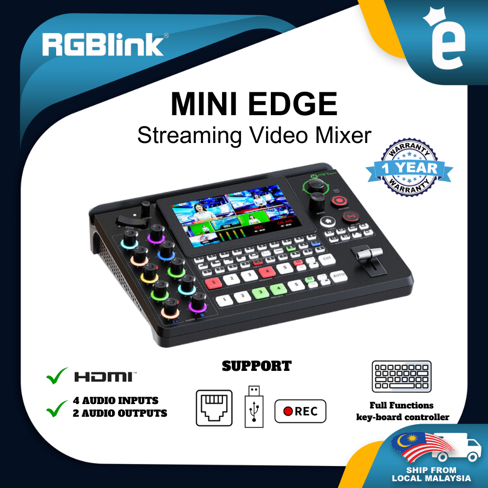 RGBLINK MINI EDGE Streaming Video Mixer | Shopee Malaysia