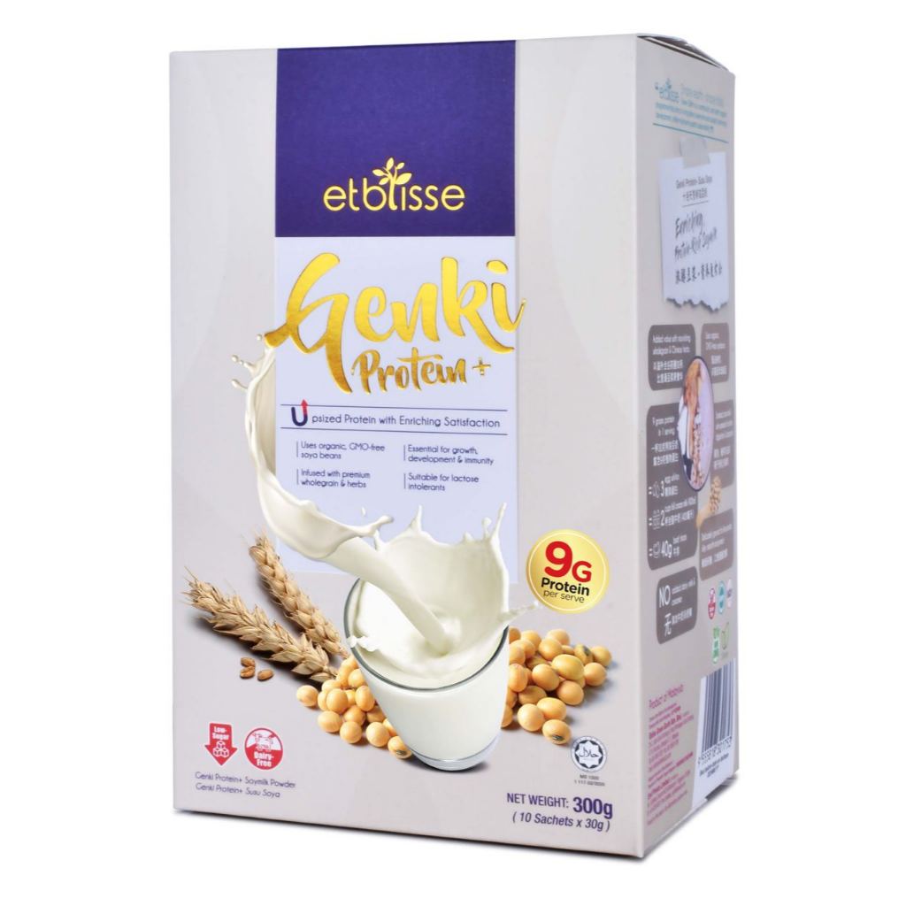etblisse Genki Protein + (HALAL) (10'S X 30G) | Shopee Malaysia