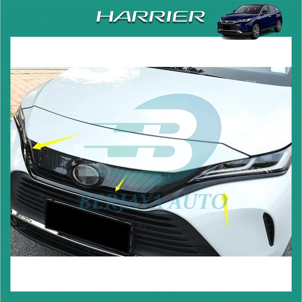Toyota Harrier XU80 4th Gen (2020-2025) Front Grill Black Lining Front ...