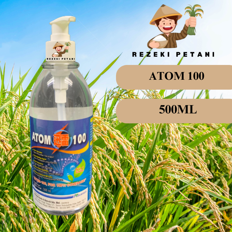 [ORIGINAL] 500ml ATOM 100 ADVANSIA Pelekat Racun/Adjuvant/Surfactant ...