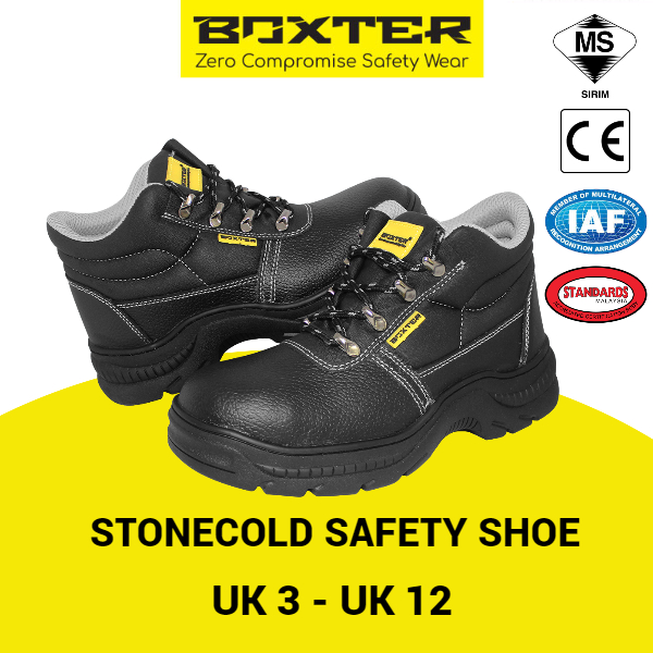 BOXTER Safety Shoes Mid Cut with Steel Toecap & Midsole Safety Shoes ...
