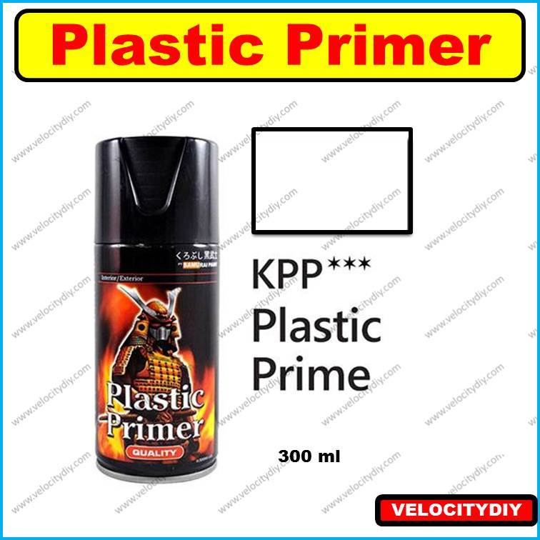 （黑武士塑料底漆）Samurai Plastic Primer Spray Paint KPP 300ml | Shopee Malaysia