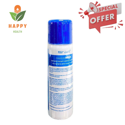 NUR CARE FREEZE MAX SPRAY FAST & INSTANT COOLING (FOR SPRAIN & MUSCLE ...