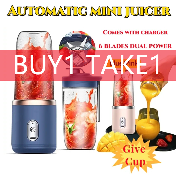 (2cup)Portable Juicer Blender Cup Fruit Juice Mixer Rechargeable ...