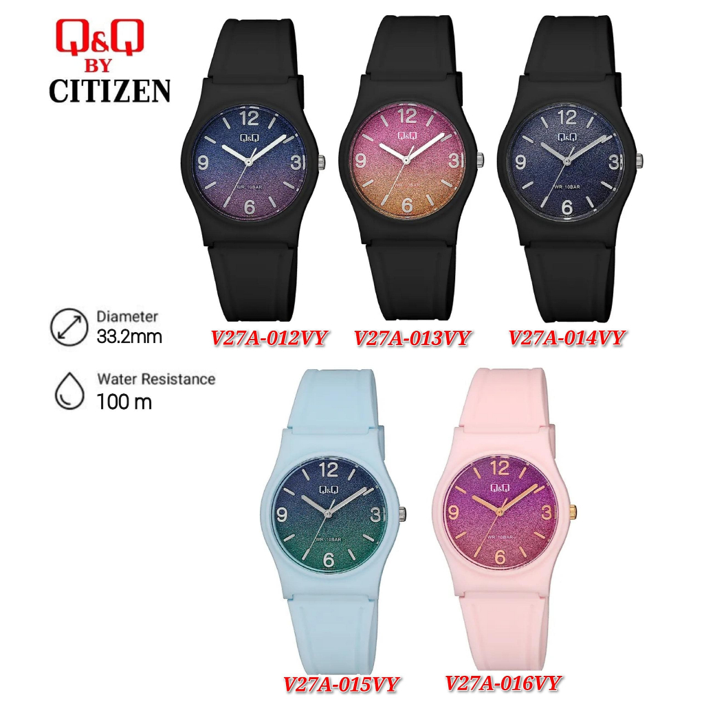 Q&Q Watch By Citizen Fashion Analog Women V27A . | Shopee Malaysia