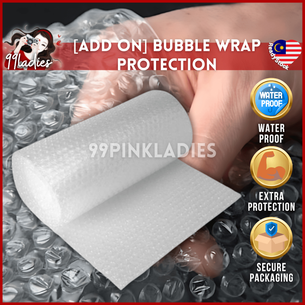 Add-On Bubble Wrap For Extra Protection Thick Bubble Wrapping For Item ...
