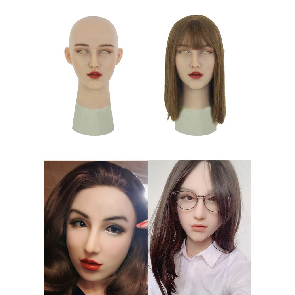 Silicone Female mask crossdress cosplay Megumi transform male to female ...