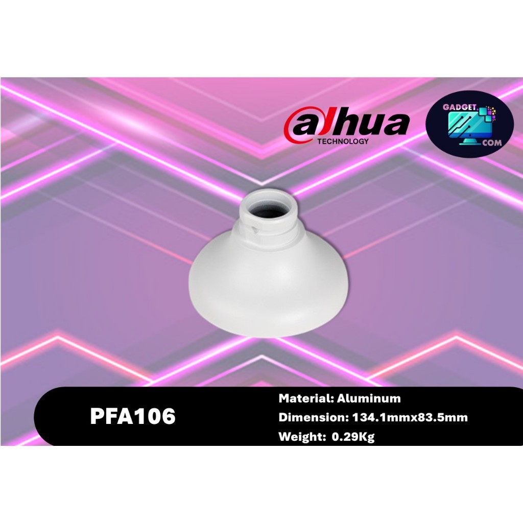 DAHUA PFA106 Adapter Plate of Mini Dome & Eyeball Camera | Shopee Malaysia
