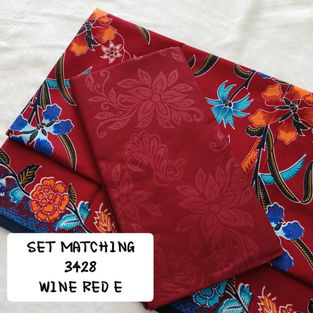 SET MATCHING/ KAIN PASANG/ KAIN SET/ SET KAIN SARUNG/ KAIN BATIK SARUNG ...