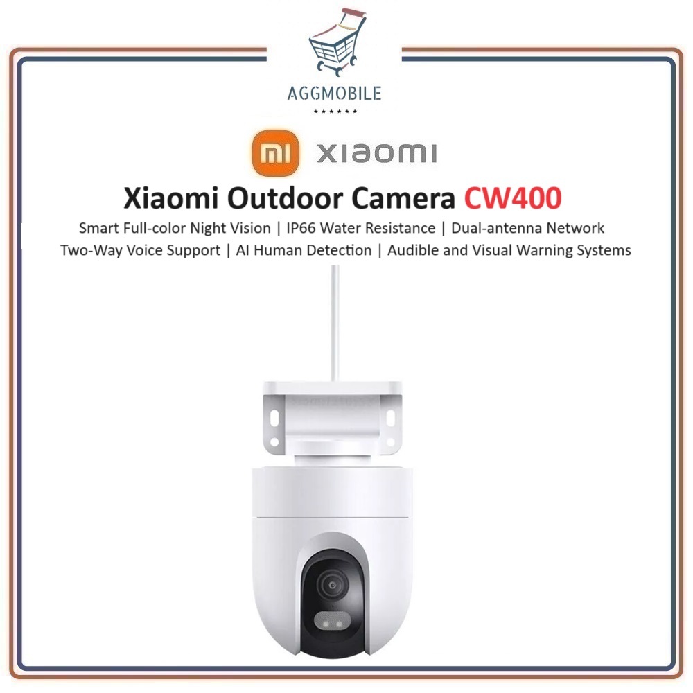 Xiaomi CCTV Outdoor Camera CW400 2.5K (IP66 Water Resistance | Dual ...