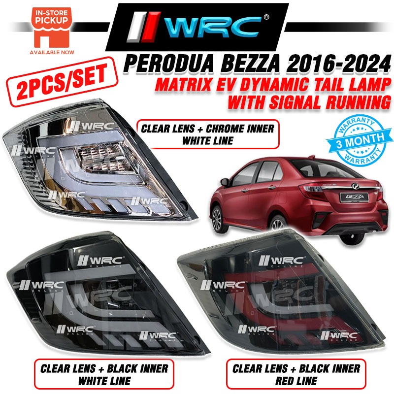 Perodua Bezza 2016 - 2025 Matrix EV Dynamic Tail Lamp With Signal ...