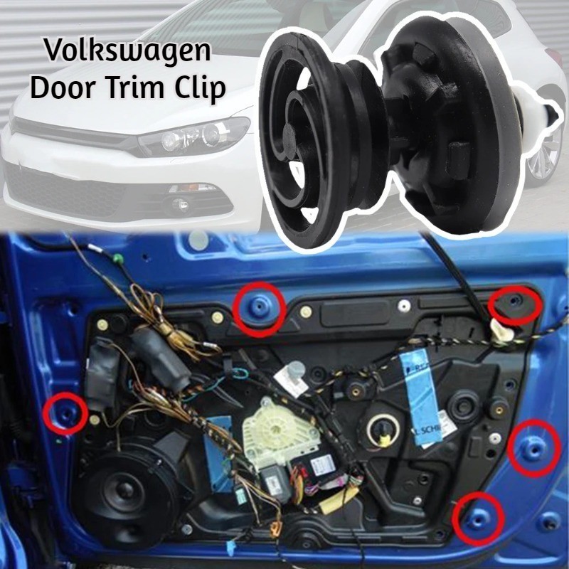 Volkswagen Audi Car Door Card Panel Clamp Automobile Fastener Rivet ...
