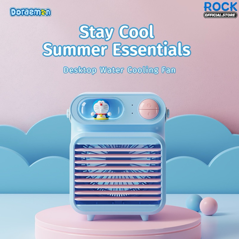 ROCK Doraemon Desktop Water Cooling Fan (哆啦A梦) | Shopee Malaysia
