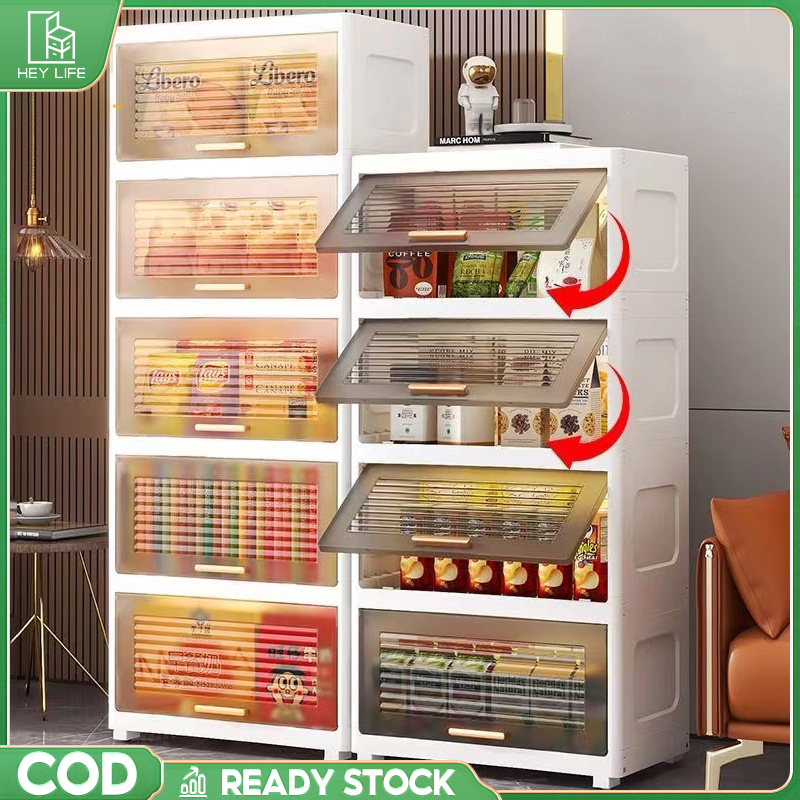 IKEA Drawer Storage Cabinet Large Capacity Kitchen Cabinet Almari Dapur ...