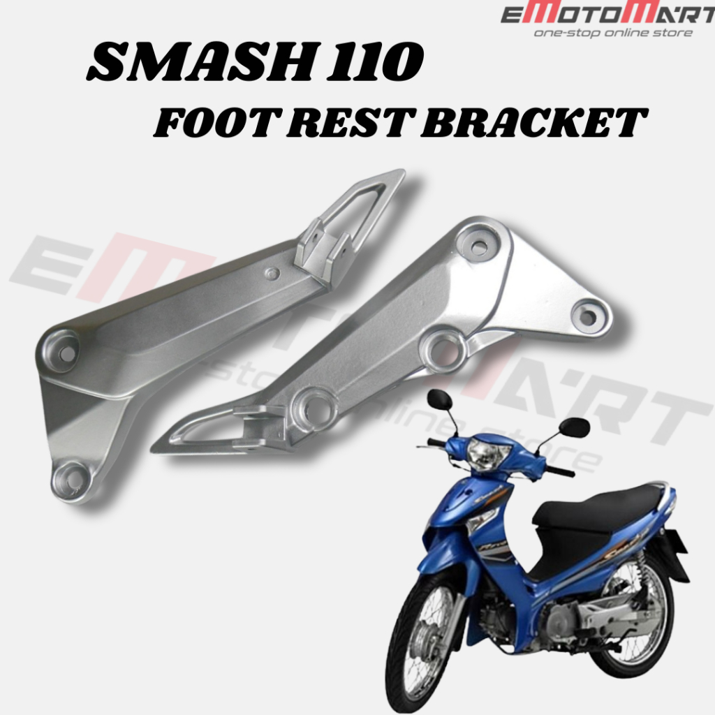 SUZUKI SMASH 110 FOOT REST BRACKET [ SET ] FOOT REST STAY #READY STOCK ...