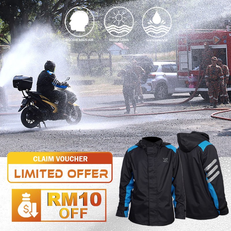 SET JAKET SELUAR HUJAN KALIS AIR WATERPROOF V1 PRO EDITION (3 BULAN ...