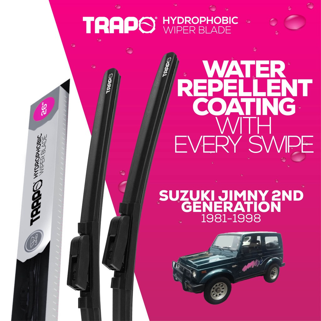 Trapo Hydrophobic Car Wiper Blade Suzuki Jimny 2nd Generation (1981 ...