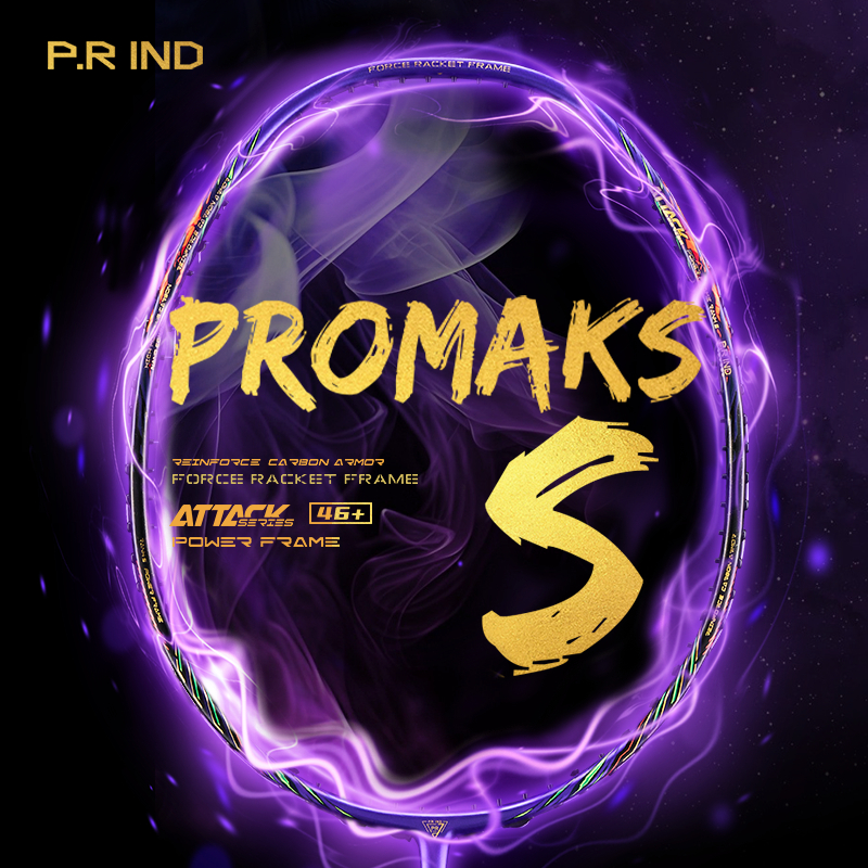 P.R IND PROMAKS S BADMINTON RACQUET (Purui/PR) | Shopee Malaysia