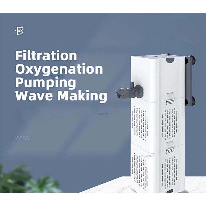 🔥Ready Stock🔥JINGYE 3 in 1 Pam Aquarium Internal Filter Submersible ...