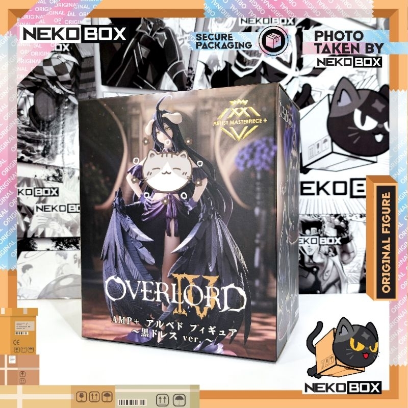 Original Figure TAITO Overlord IV Albedo AMP figure black dress ver ...