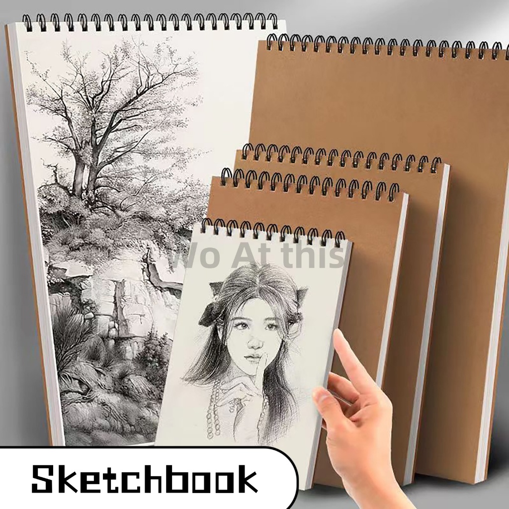 Drawing Block/Sketchbook/Drawing Book/Buku Lukis/Double Spring Sketch ...